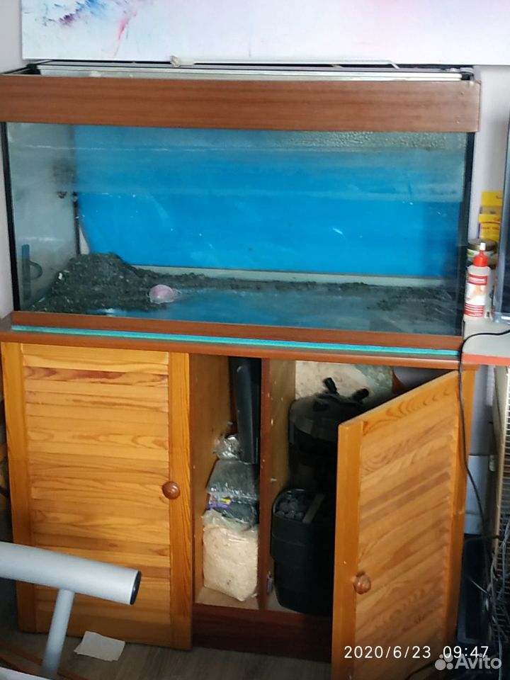 Аквариум 160л + тумба + фильтр внешний Тетра