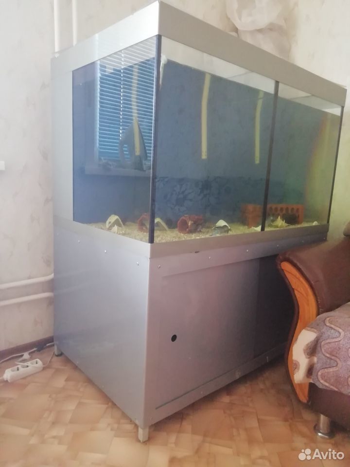 Продам аквариум, 650л с тумбой, узв