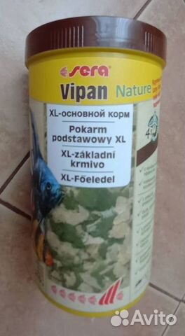 Корм д/рыб Sera vipan nature 1000 мл(крупн.хлопья)