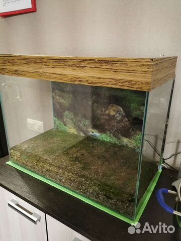 Аквариум 60л. (течёт)