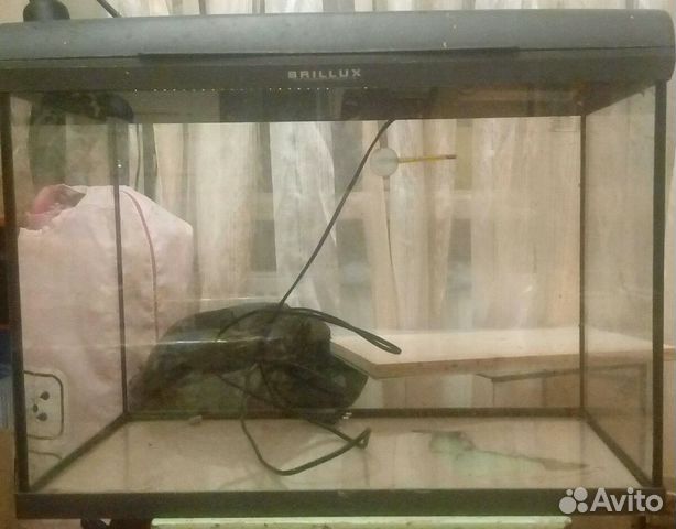 Аквариум 70 л с лампами