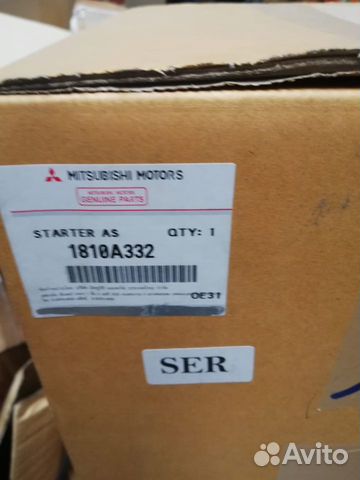 Стартер Mitsubishi L200 Pajero Sport 1810A332 в Москве, цена 18 600 руб ...
