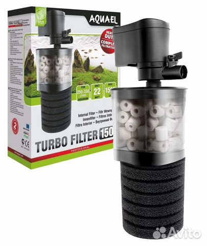 Внутренний фильтр для аквариума aquael turbo 1500