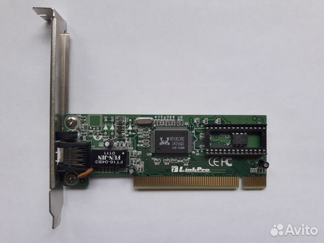 Сетевая карта Realtek RTL8139 купить в Зеленограде | Электроника | Авито
