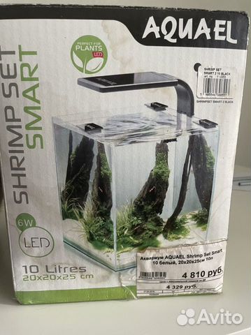 Аквариум aquael shrimp set smart 10